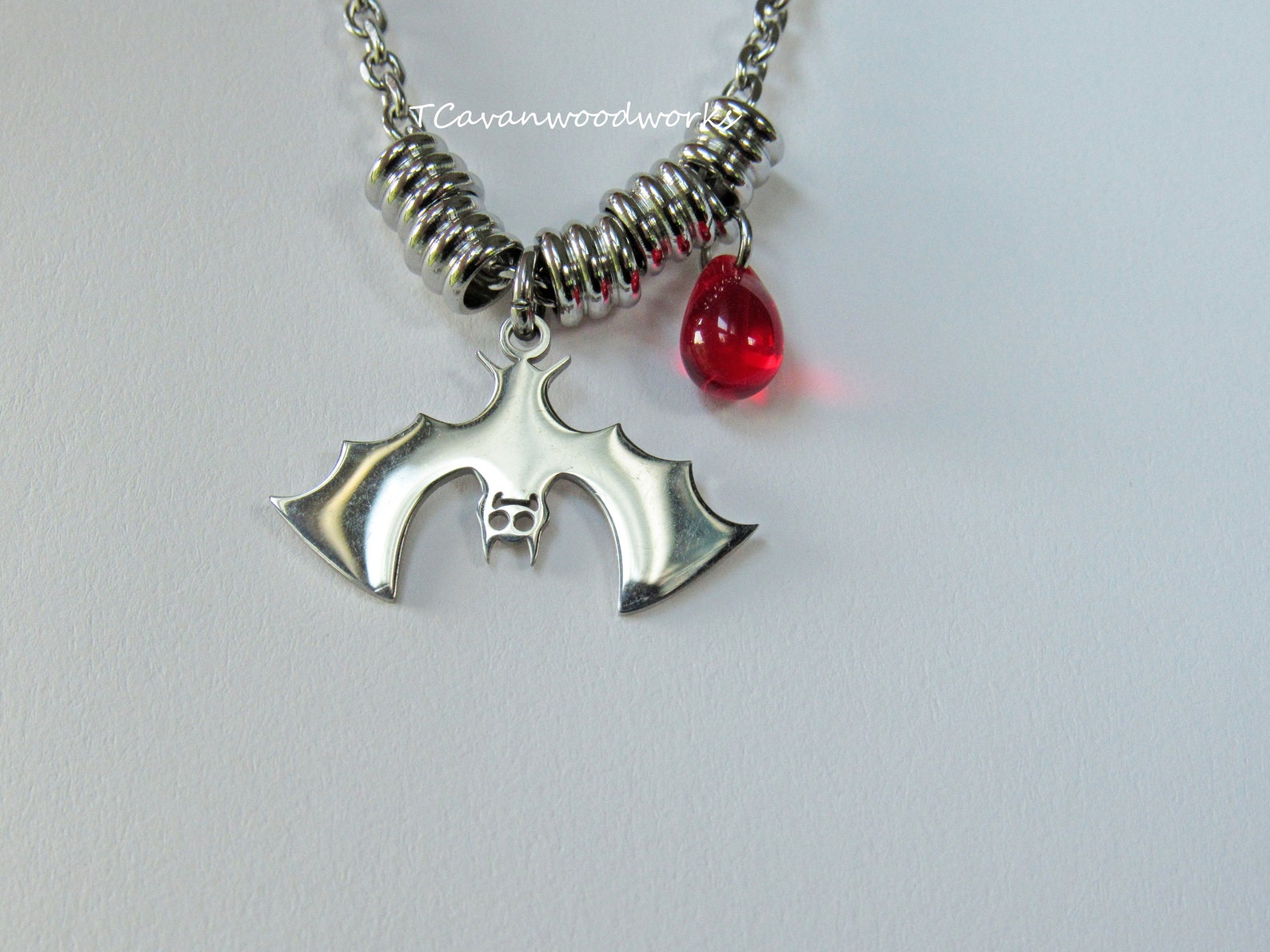 Bat Blood Drop Necklace Phlebotomist Blood Drop Necklace Type - Etsy