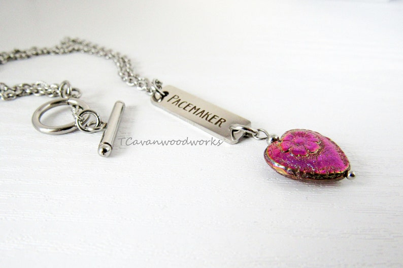 PACEMAKER NECKLACE Stainless Medical Alert Id Long Necklace - Etsy