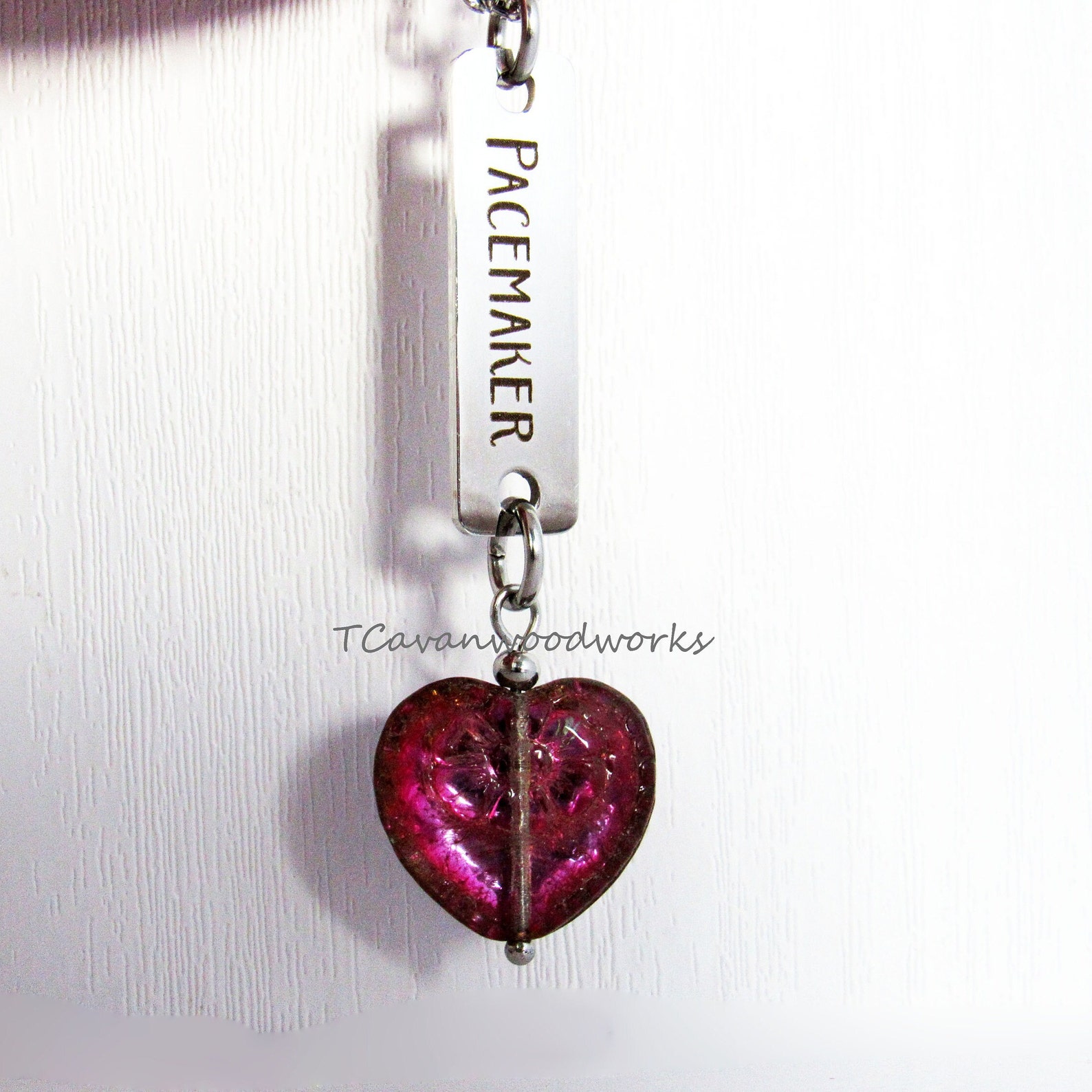 PACEMAKER NECKLACE Stainless Medical Alert Id Long Necklace - Etsy