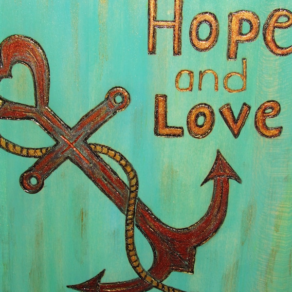 Anchor Painting - Etsy