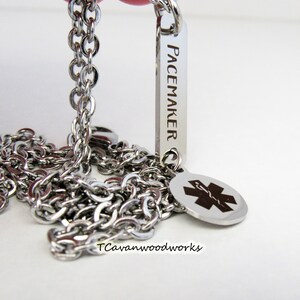 Pacemaker Medical Alert High Quality Stainless Simple Comfortable ...