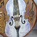 Violin / Cello Wood Ornaments Wood Burning Art Cello Ornament Violin ...