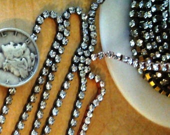 Swarovski Rhinestone Chain | Etsy