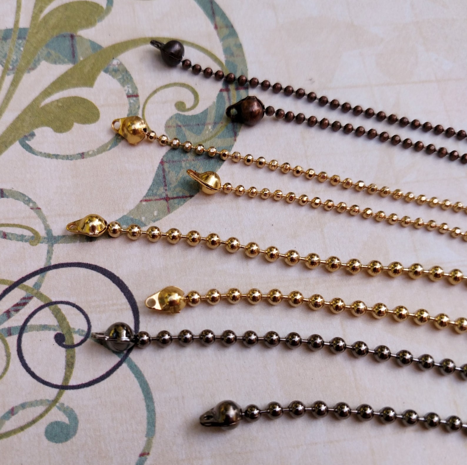 Ball Chain Loop End-bead Tip for Ball Chain-ball Chain - Etsy