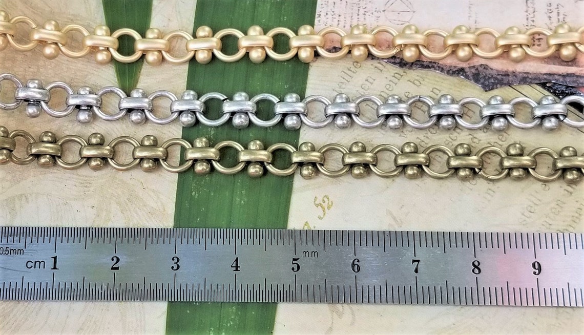 NEW Round Link Peanut Chain 6.5mm high Quality Nickle Free | Etsy