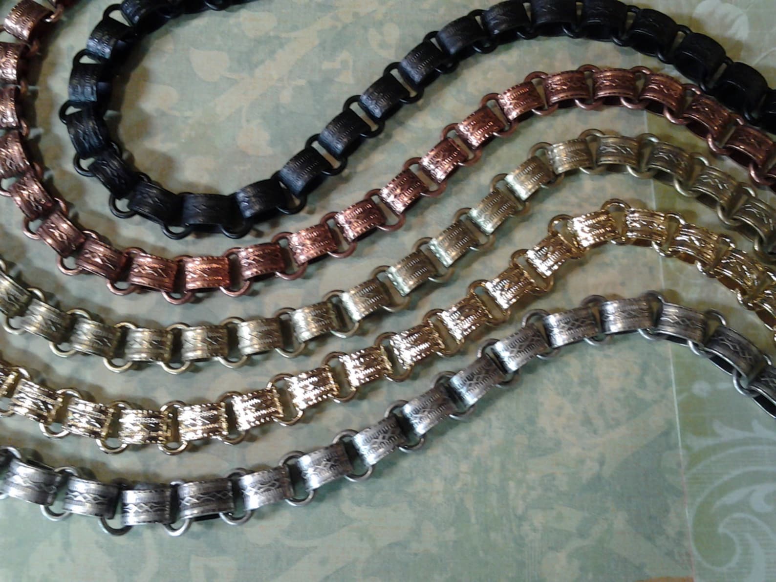 Book Chain-art Nouveau Book Chain Style-decorative Embossed | Etsy