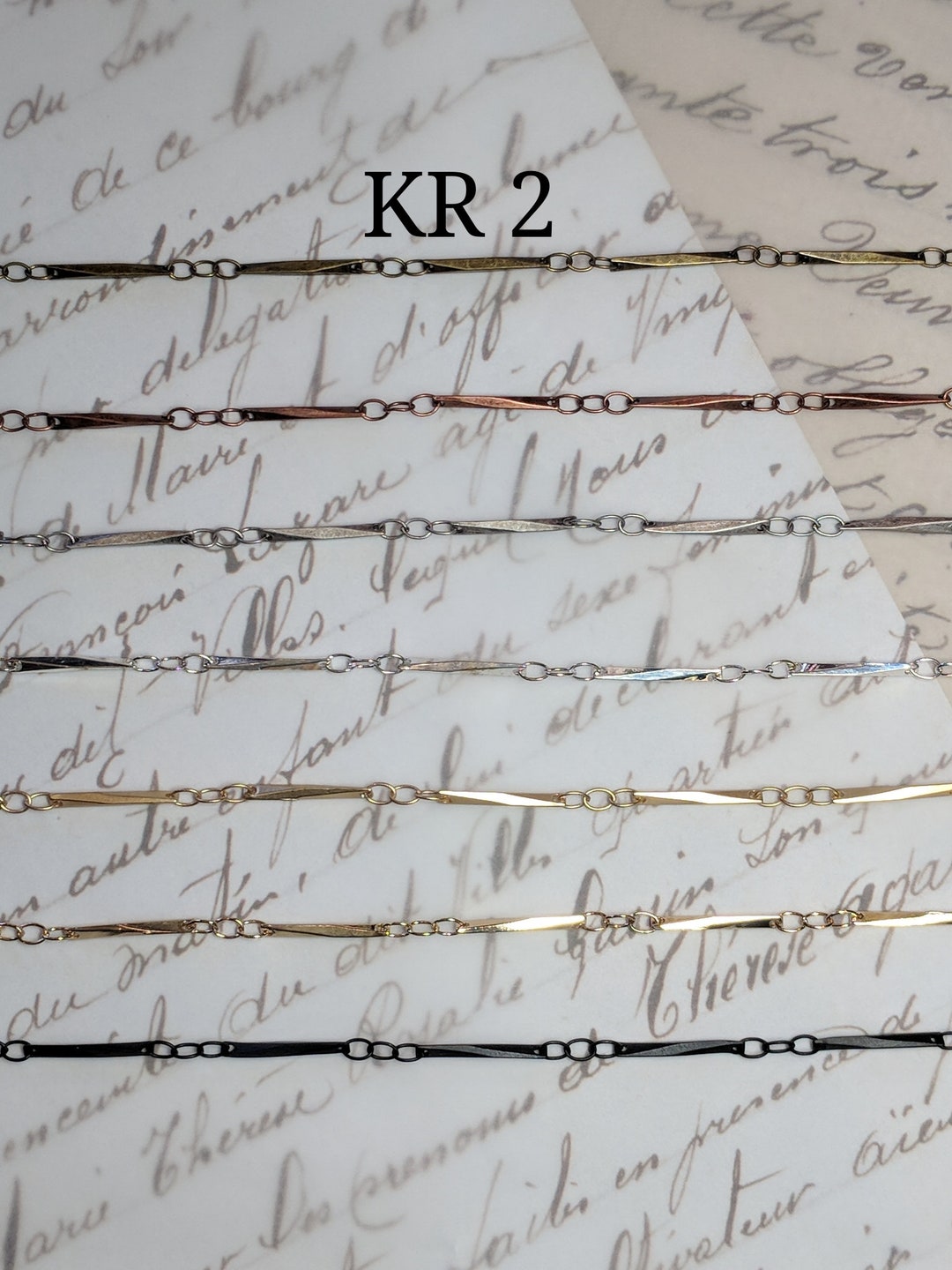 Twisted Bar Chain-decorative 15 Mm Bar Chain-5ft Incr or Roll Bulk ...