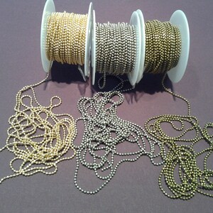 Ball Chain Small Diamond Cuts-1.5 Mm Round Chain-glittery,sparkly Ball ...