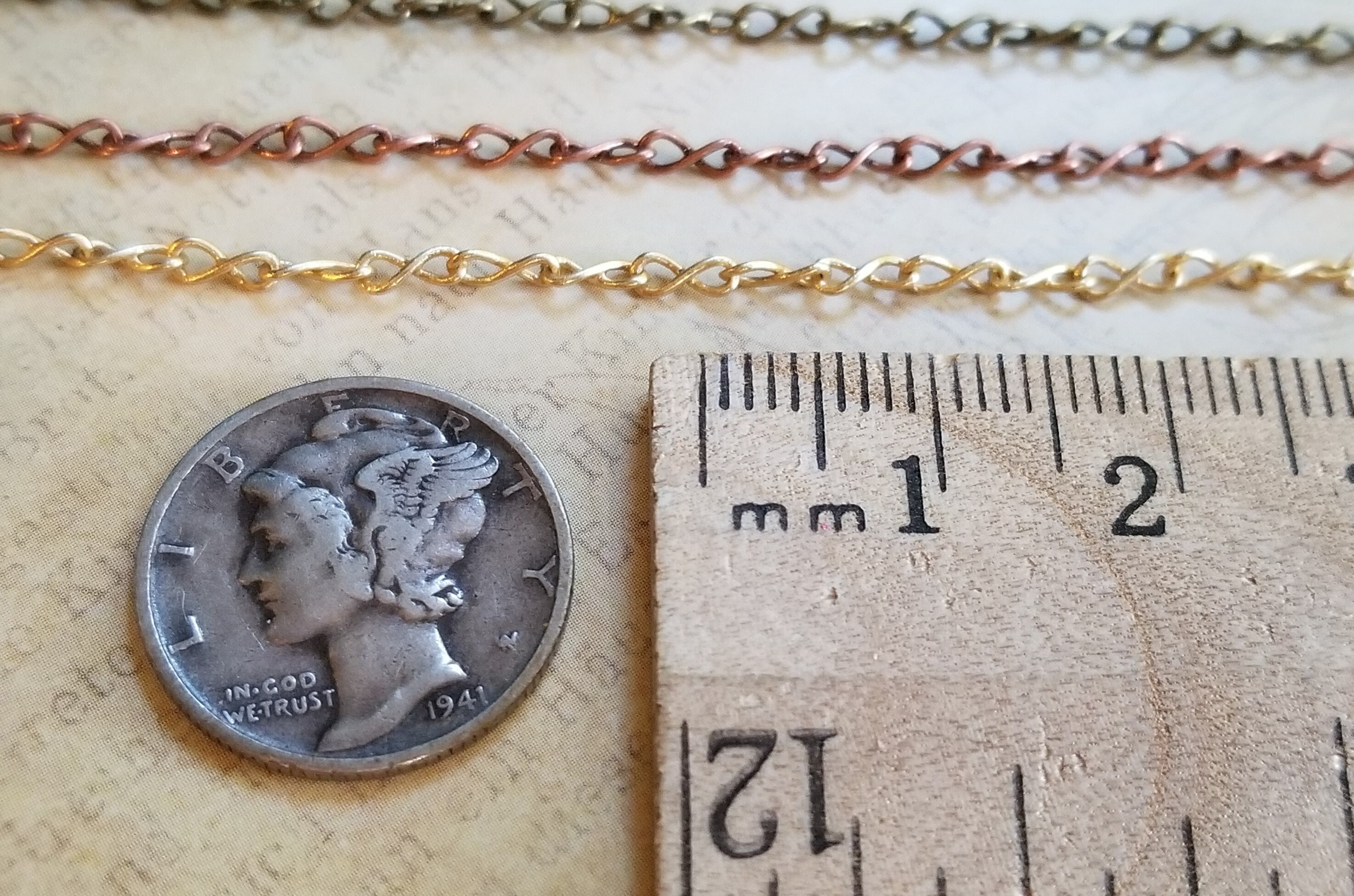 Chain-figure Eight Twist Small 5 Feet Jewelry Maker Necklace - Etsy