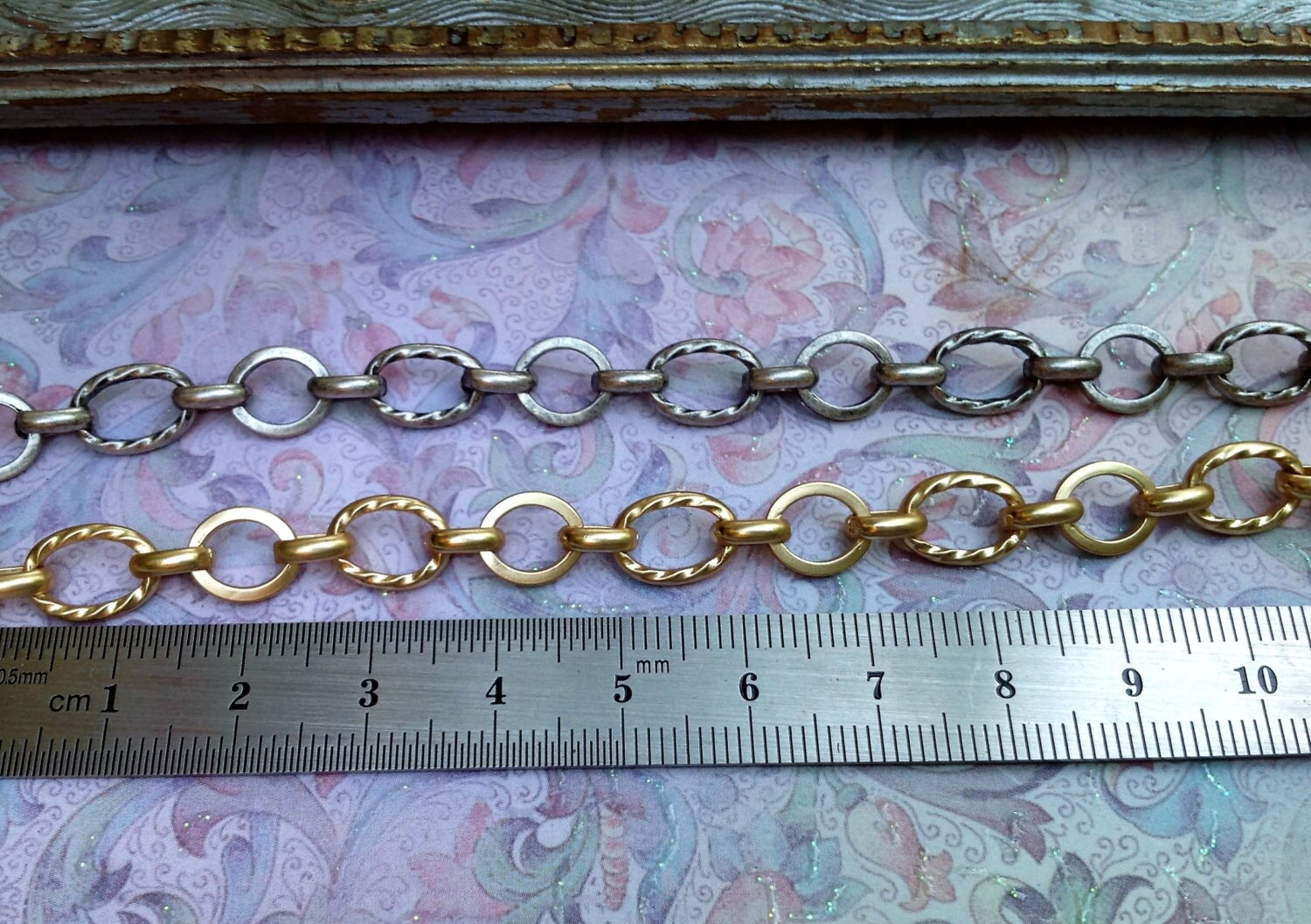 Twisted and Square Wire Round Link Chain-11 X 7.5m Decorative - Etsy
