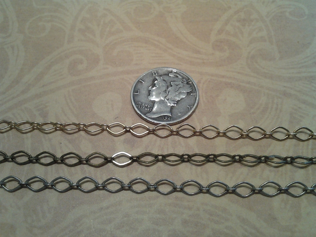Chain Diamond Shape Chain-3x4m Extension-jewelry Maker-reenactor ...