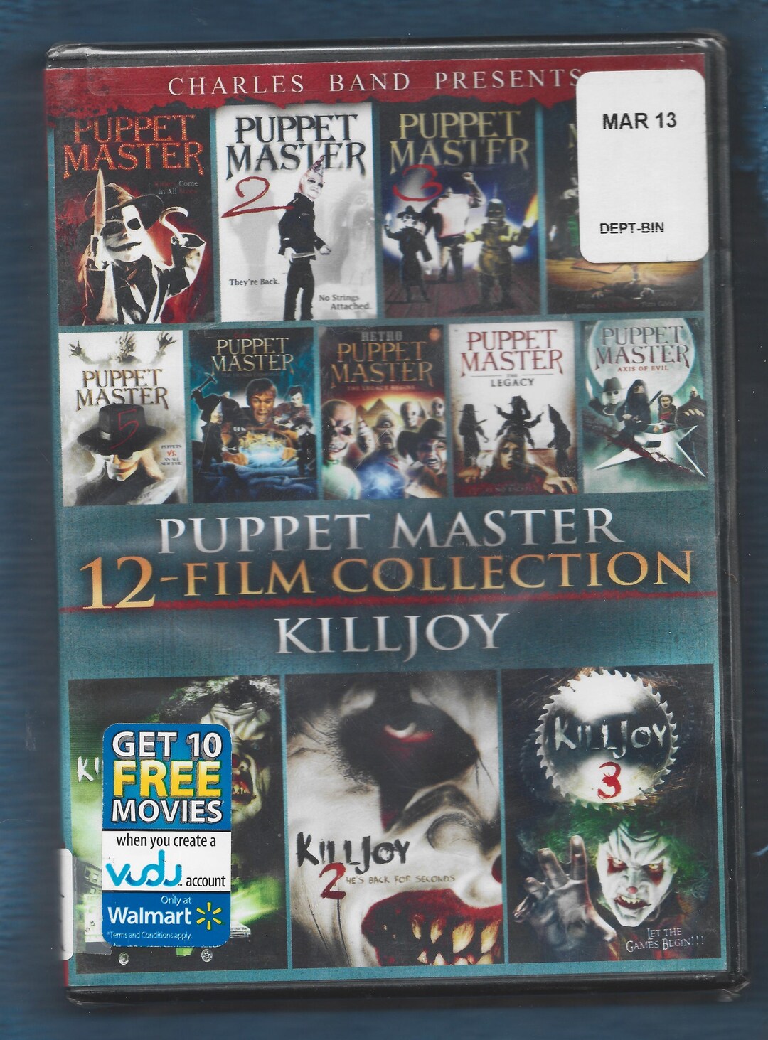 Factory Sealed Puppet Master DVD Set-killjoy-12-film Collection-15 ...
