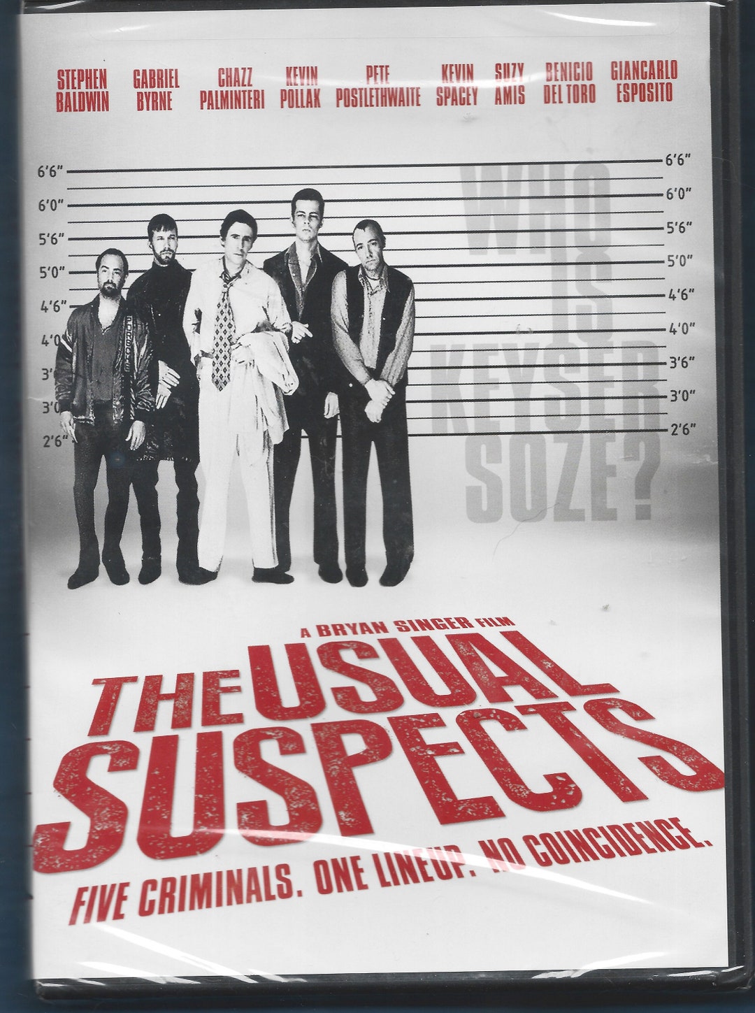 Factory Sealed Dvd-the Usual Suspects-stephen Baldwin, Kevin Spacey - Etsy