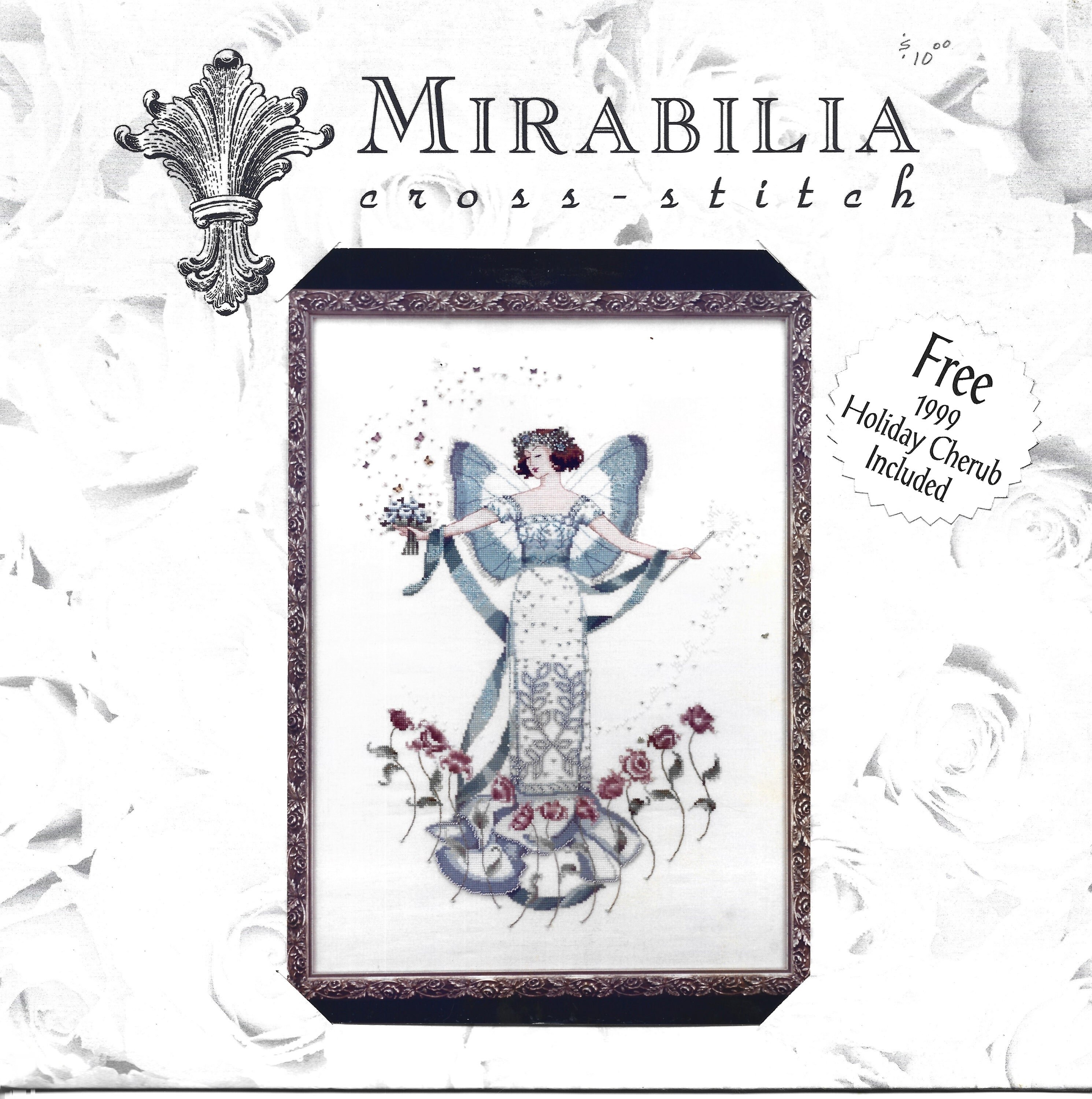 Mirabilia Designs Cross Stitch Pattern-april's Blue Diamond Fairy-nora ...