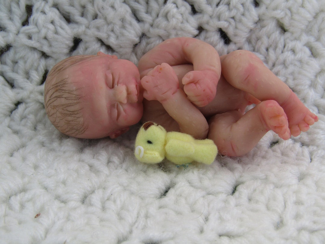 Polymer Clay Meet Patrick. He is a Full Sculpt OOAK Baby. Comes With ...