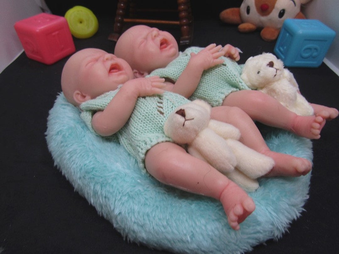 Mini Silicone Baby Anatomically Correct Full Body Hand Painted, Comes ...