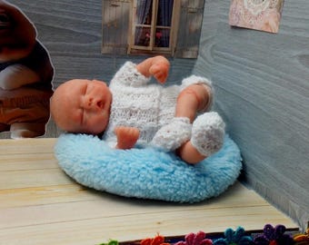 Polymer Clay Meet Patrick. He is a Full Sculpt OOAK Baby. Comes With ...
