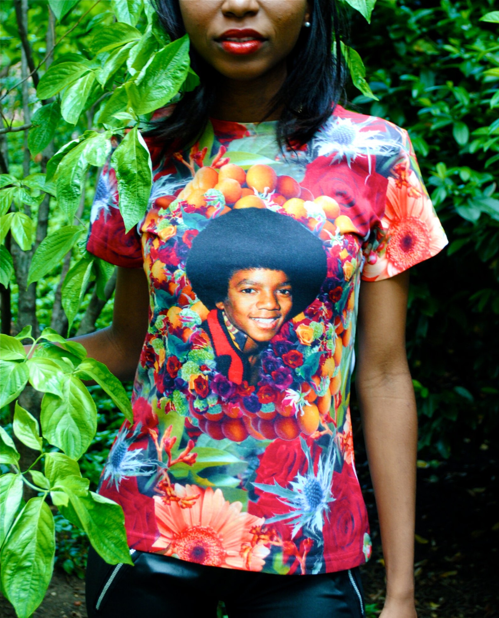 Fruit Floral Michael Jackson Vintage Inspired Tshirt - Etsy