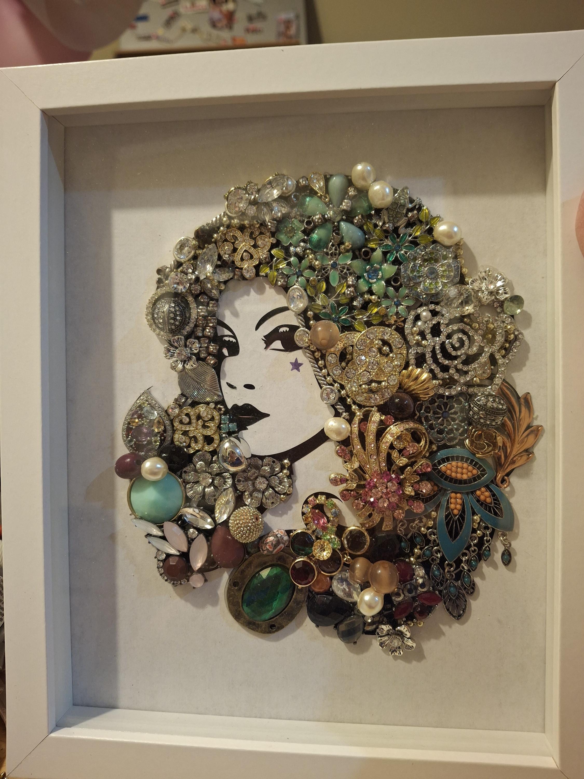 Star Girl Vintage Jewelry Shadow Box - Etsy