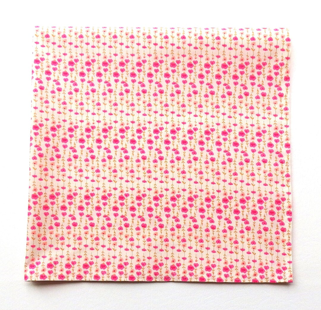 Pink Posey Bandana, Lightweight Autumn Scarf, Bandanas for Women ...