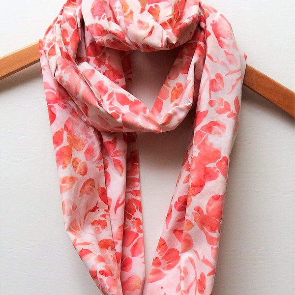 Coral Infinity Scarf - Etsy
