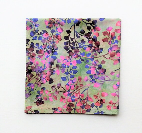 Cotton Batik Handkerchief Ginkgo Leaf Hanky Weddings - Etsy
