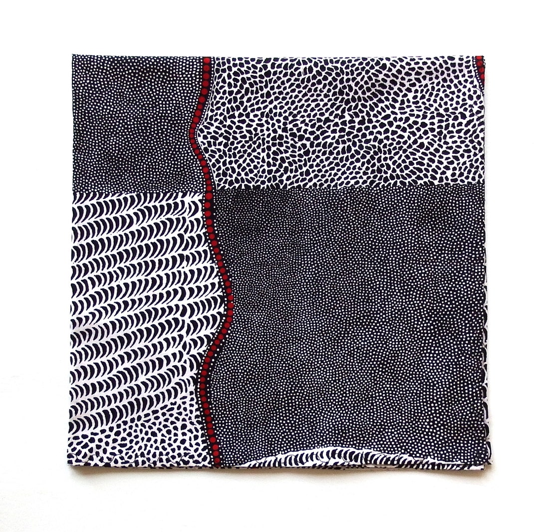 Cotton Bandanas, Australian Print Fabric, Aboriginal, 22 Square ...