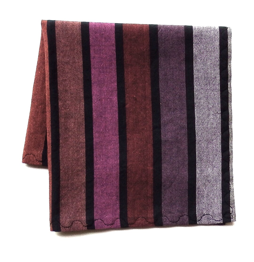 Cotton Handkerchief, Wonderful Color Combination, Handloomed Yarn Dyed ...