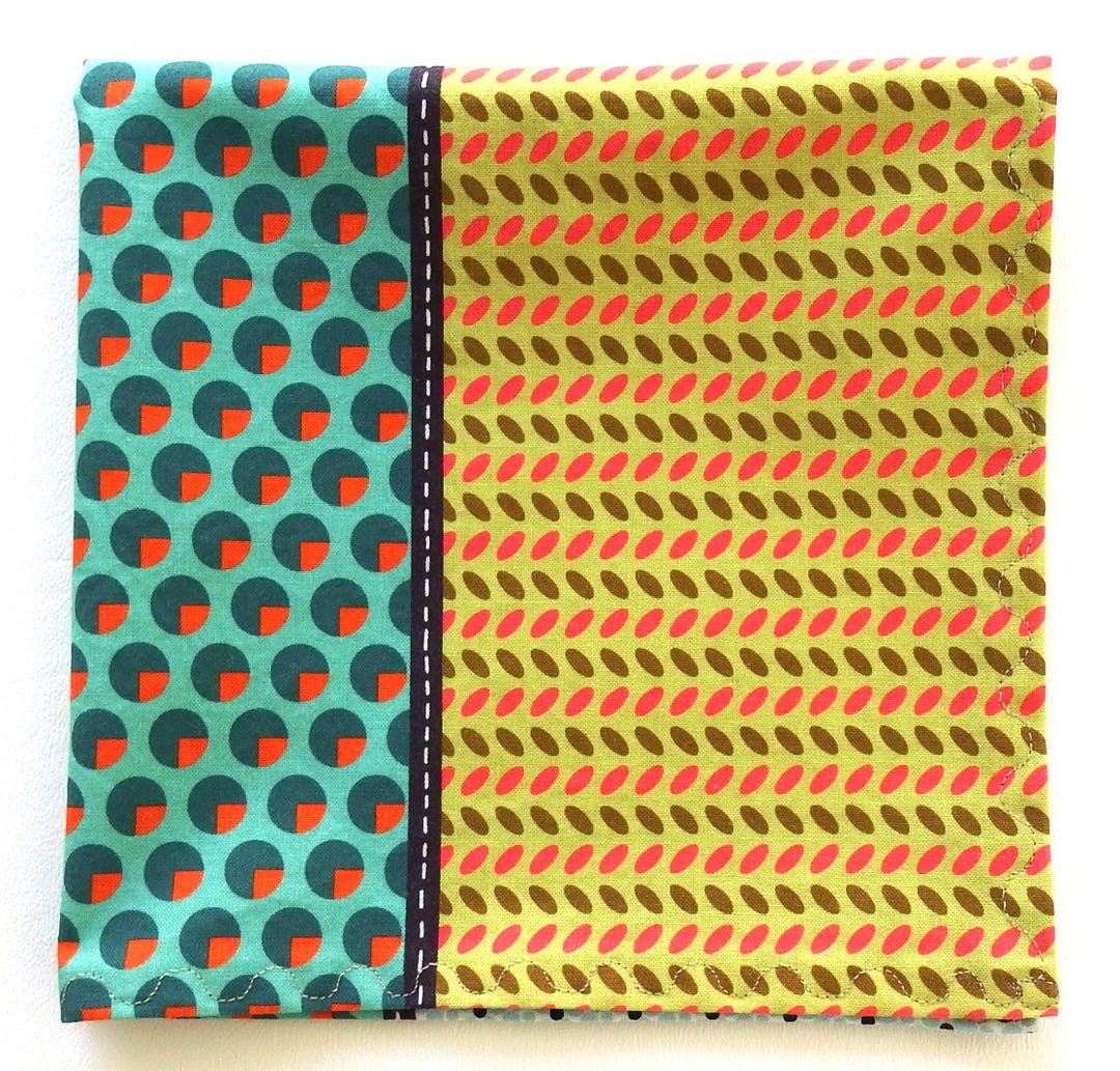 Cotton Handkerchief: Jen Kingwell Moda Fabric Hanky, Multi Pattern ...
