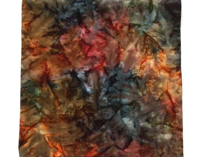 Batik Bandana, Head Wrap, Colors of the Rainbow, Hand Dyed Cotton ...