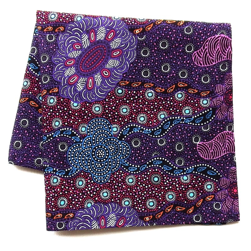 Purple Handkerchiefs - Etsy