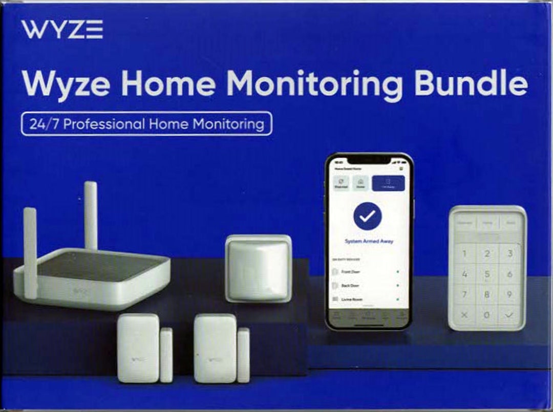 Wyze Home Monitoring Bundle With Motion and Entry Sensors, Keypad, and ...