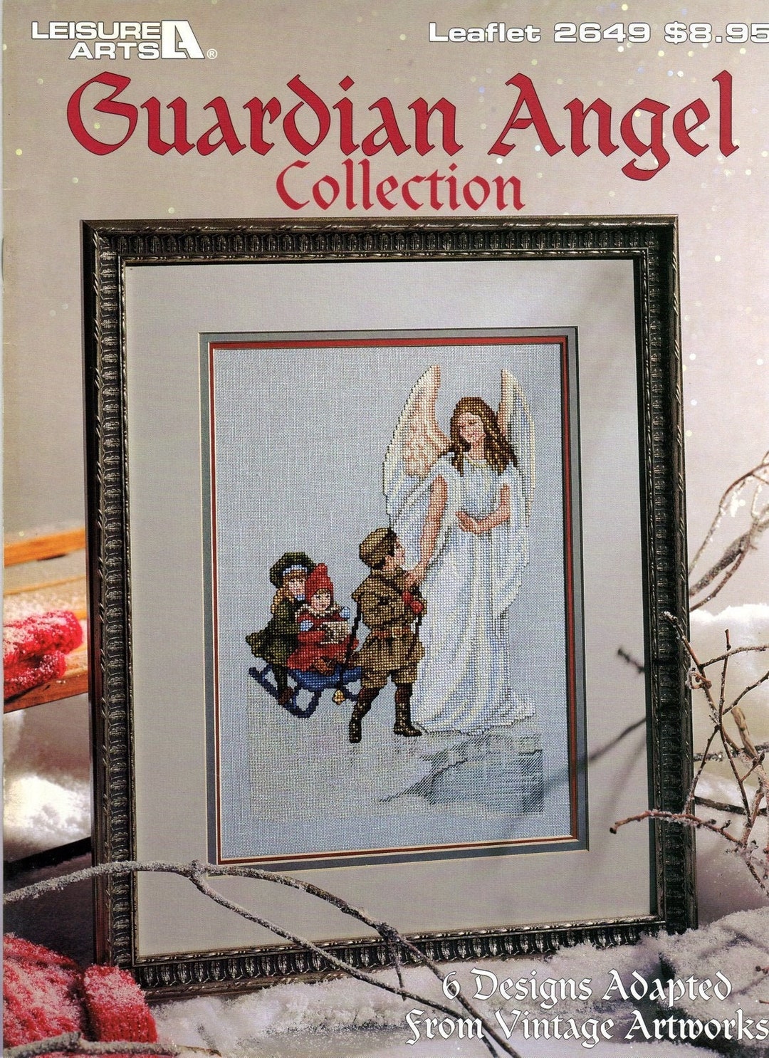 Guardian Angel Book Collection Leaflet 2649 6 Designs From Vintage ...