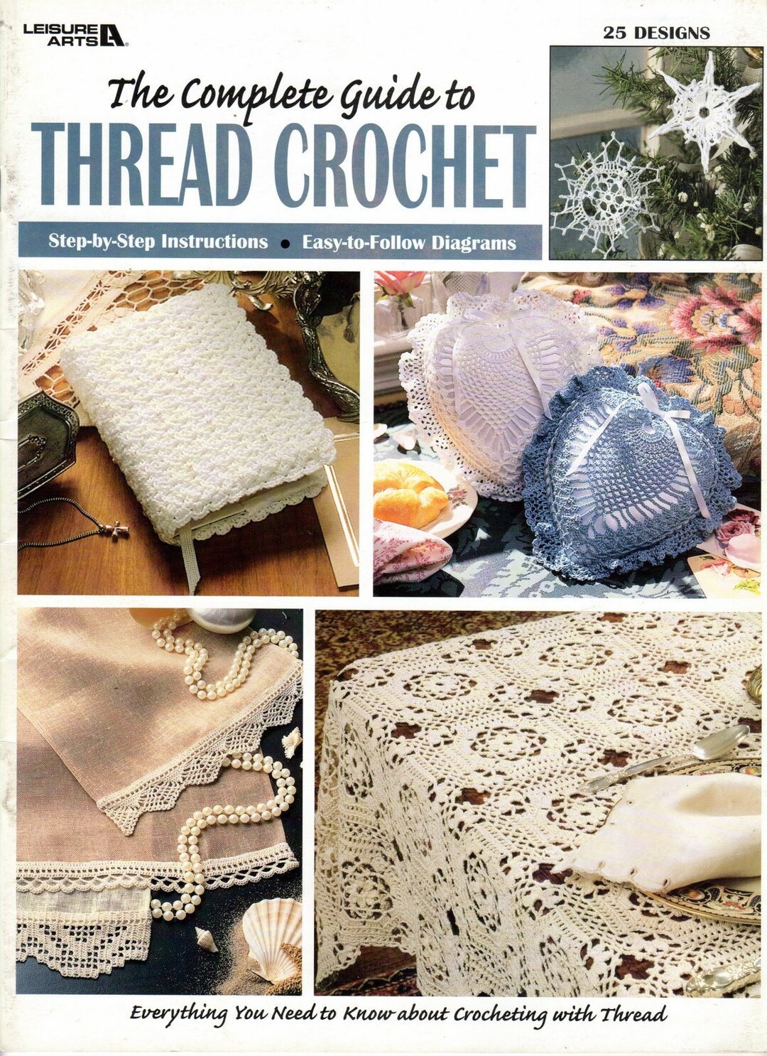 The Complete Guide to Thread Crochet Edgings, Baby Set, Vest Leaflet ...