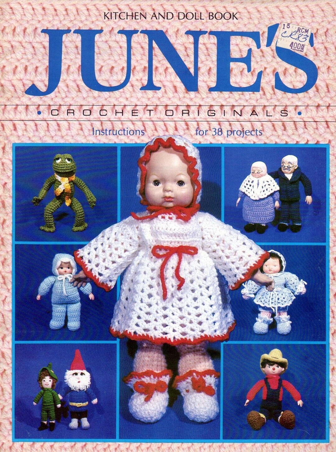 June's Crochet Originals, Kitchen and Doll Book 38 Projects NOS - Etsy