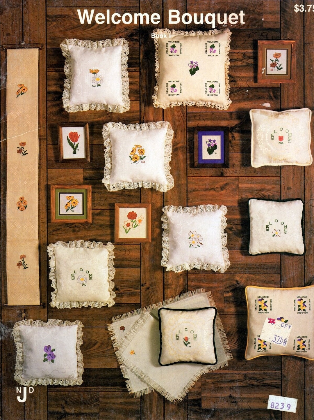 Welcome Bouquet by Norma Cunningham Bell Pull, Tulip, Daisy, Pansy ...