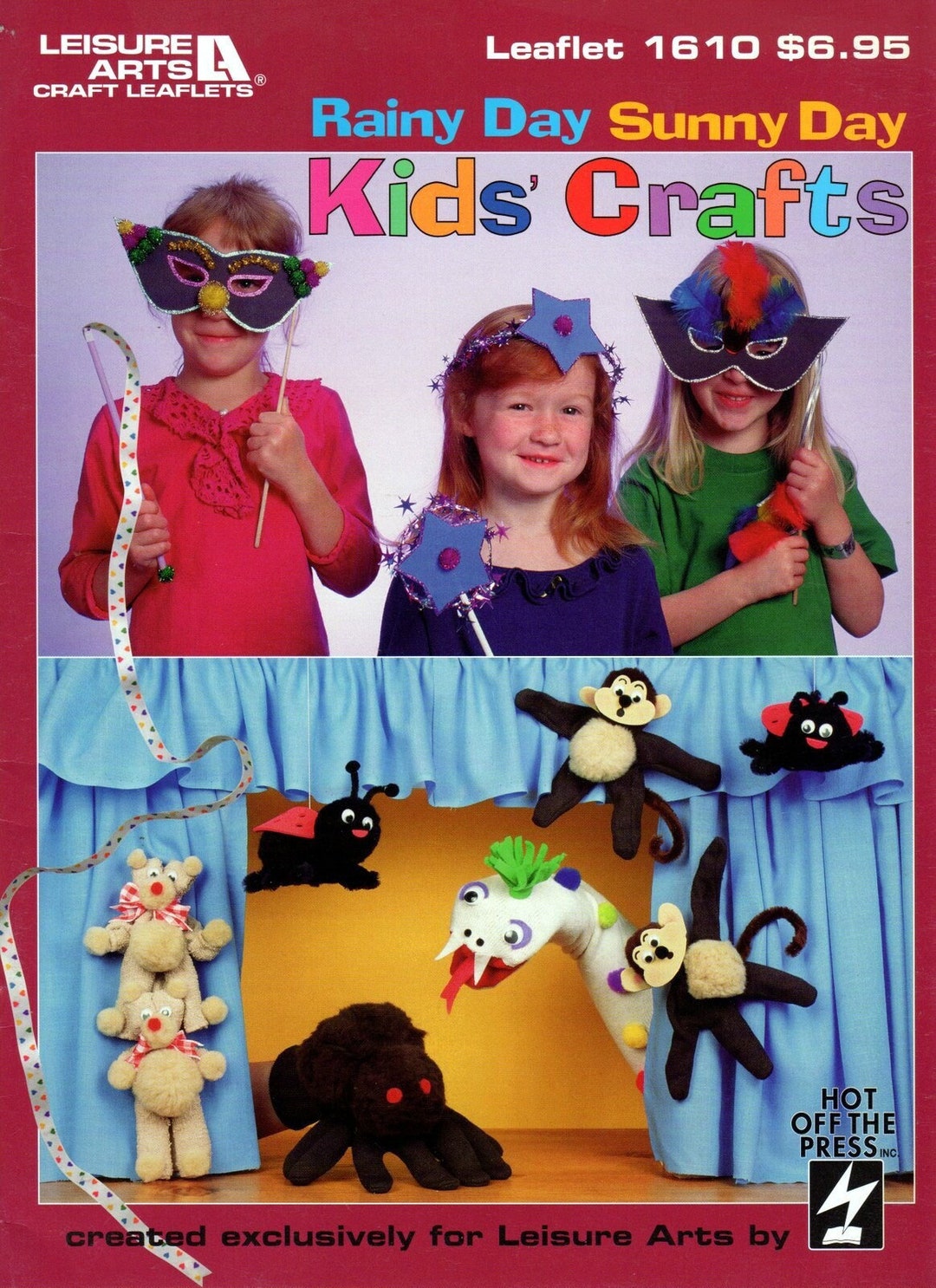Rainy Day Sunny Day Kids' Crafts Magnets, Masks, Puppet & More Leaflet ...