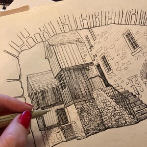 ART PRINT, Bakehouse Close Print, Jamie’s Print Shop, Outlander Home ...