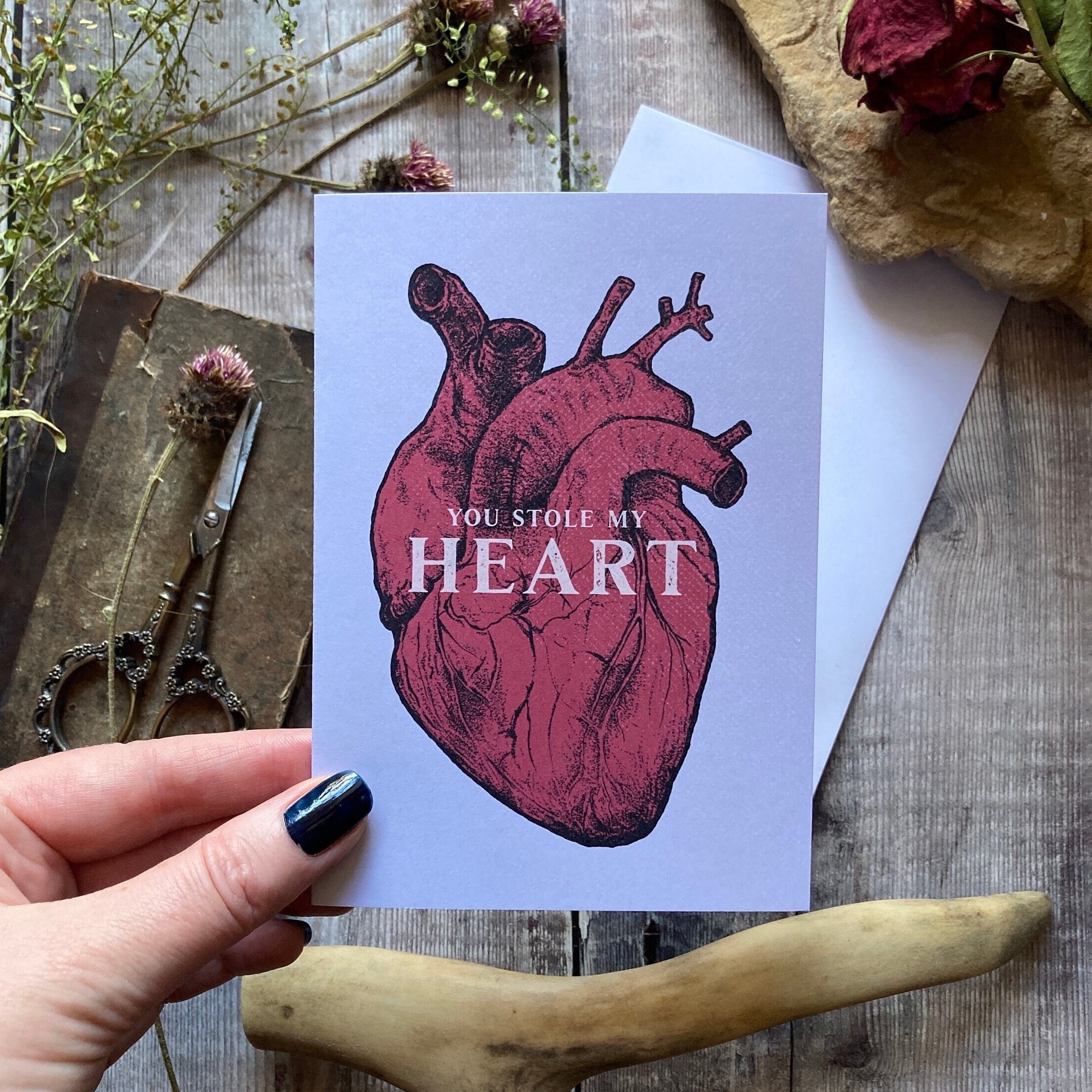 Human Heart Card