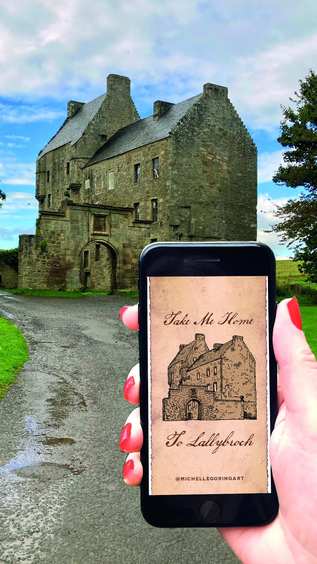 Outlander Inspired Phone Wallpaper. Digital Download. Outlander Themed ...