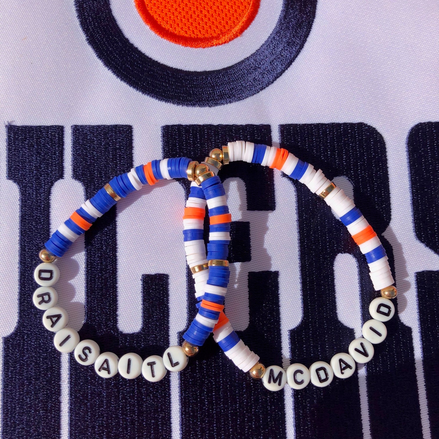 Edmonton Oilers Bracelet - Play La Bamba Baby, Oilers, Custom Player ...