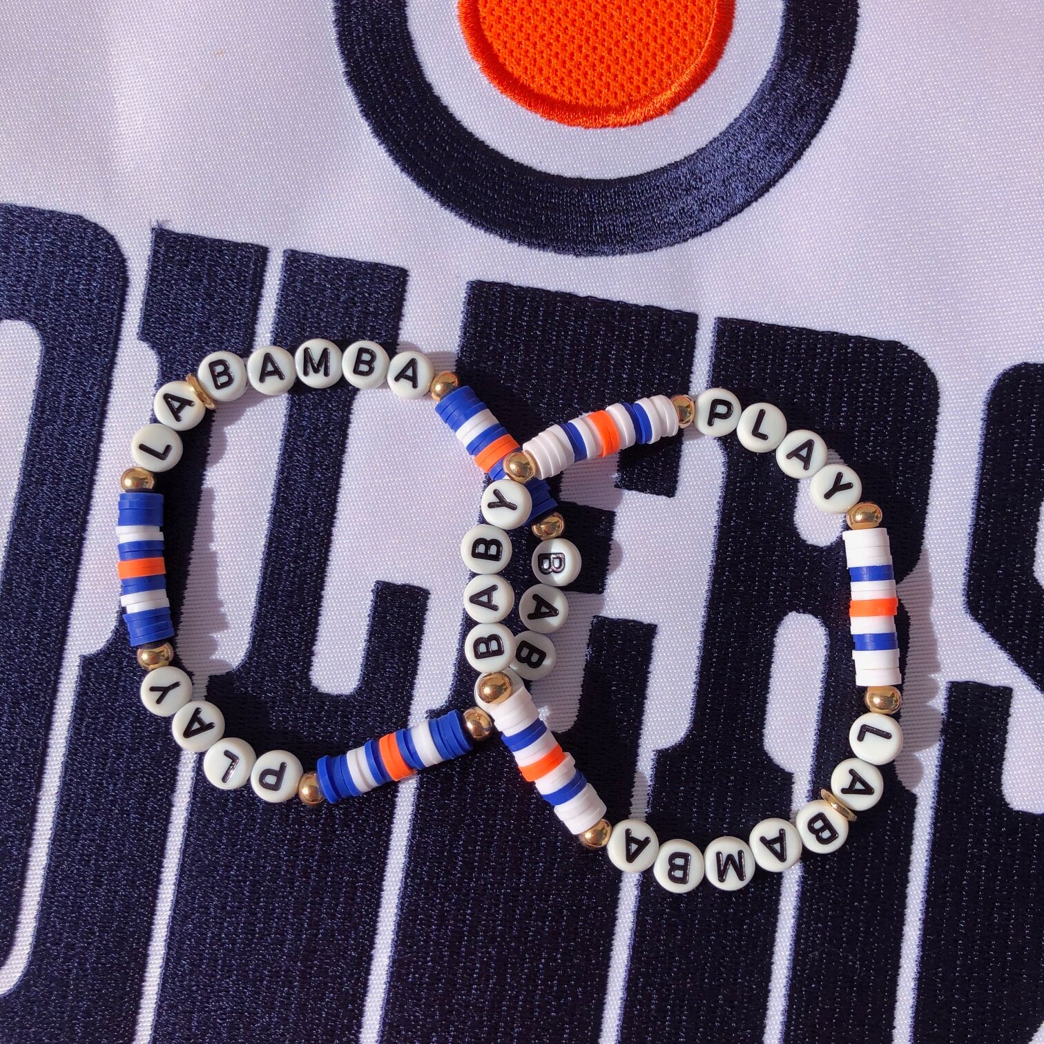 Edmonton Oilers Bracelet - Play La Bamba Baby, Oilers, Custom Player ...