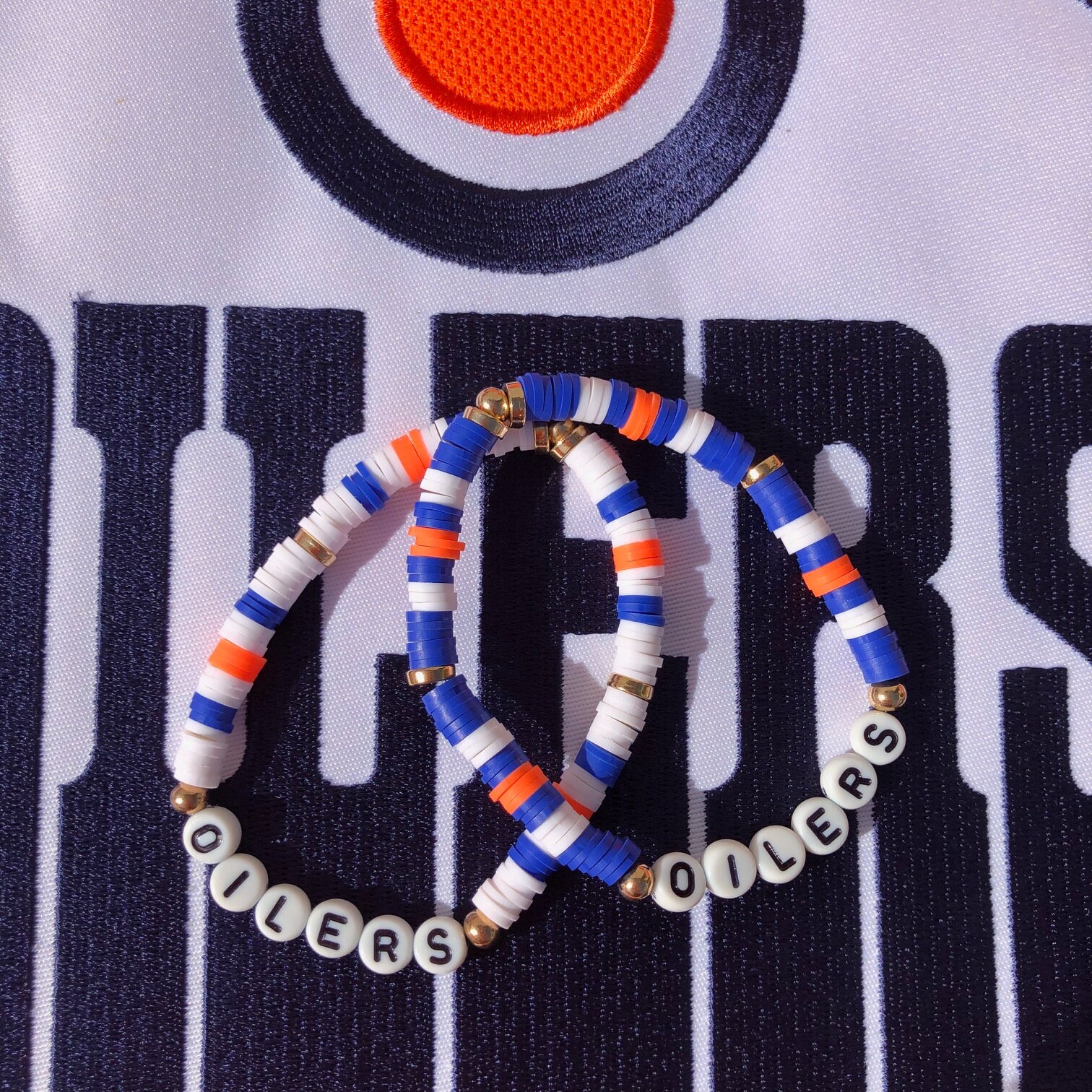 Edmonton Oilers Bracelet - Play La Bamba Baby, Oilers, Custom Player ...