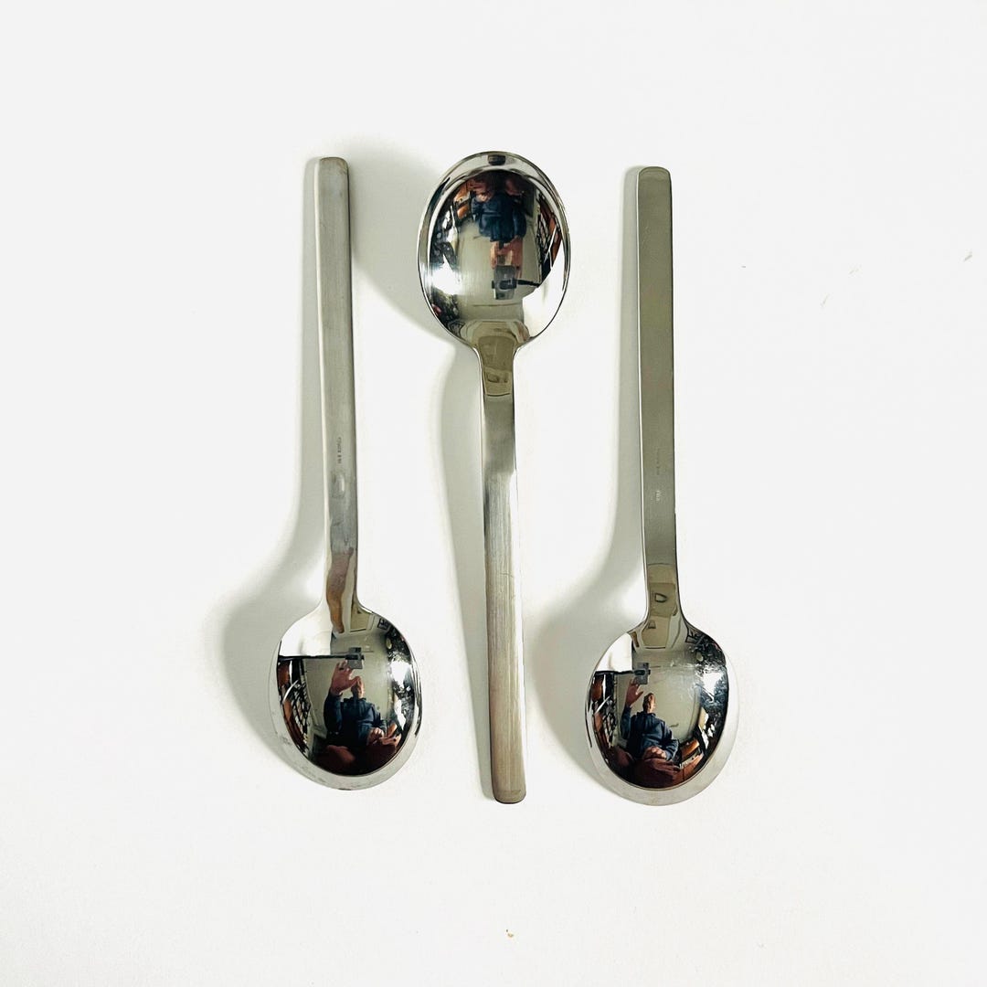 Set of 3 : WMF Cromargan Reno Dinner Soup Spoons 7 3/8 Inches Korea ...