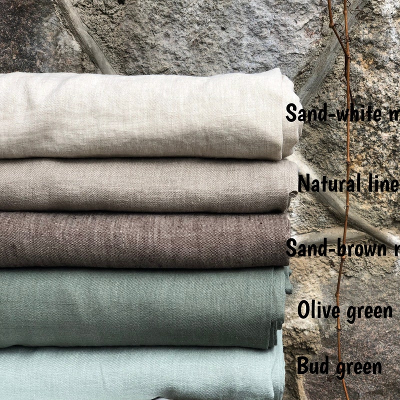 Natural Linen Fabric - Etsy