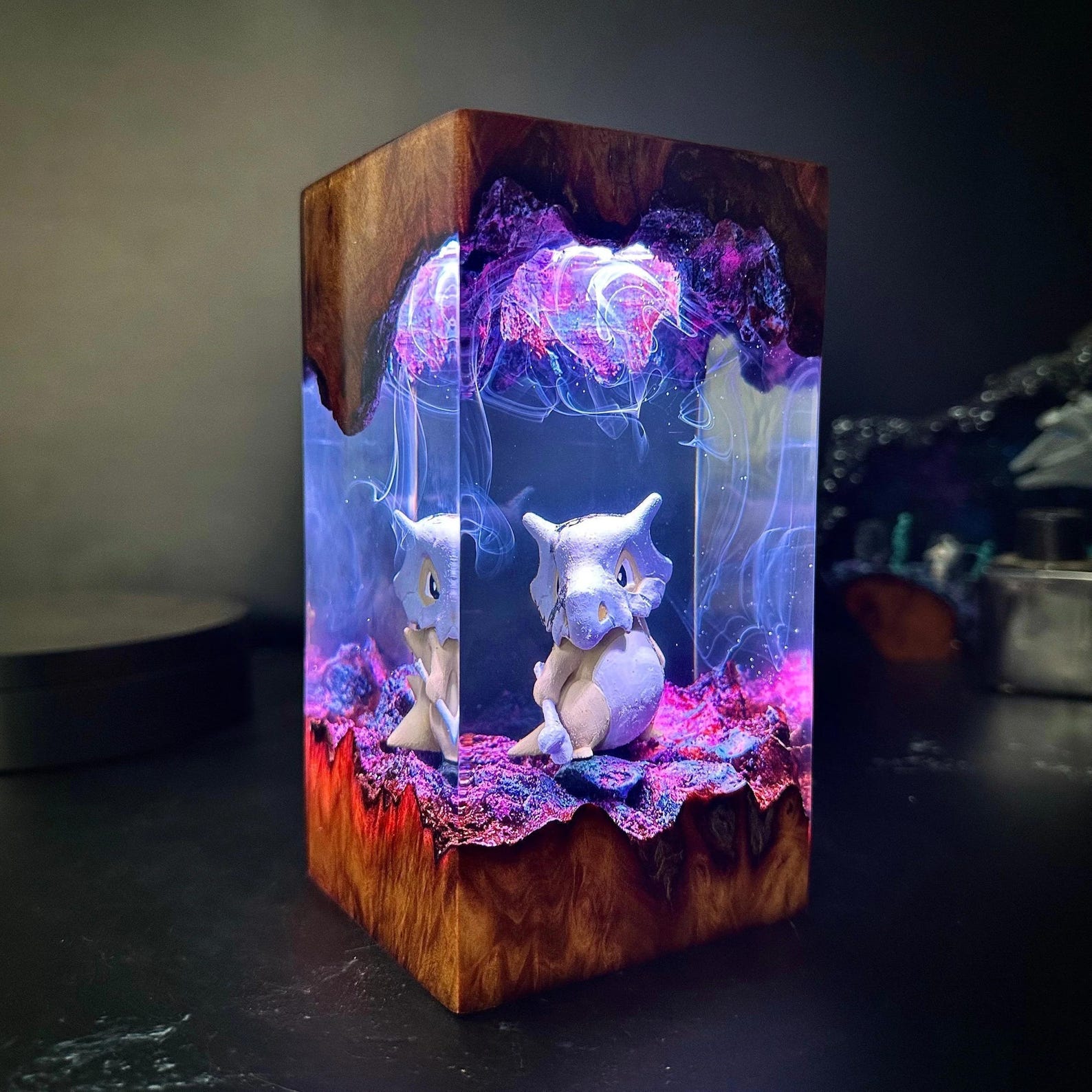 Cubone Sad Soul Lamp – Anime Resin Night Light – Gift for Soul Fans - Etsy
