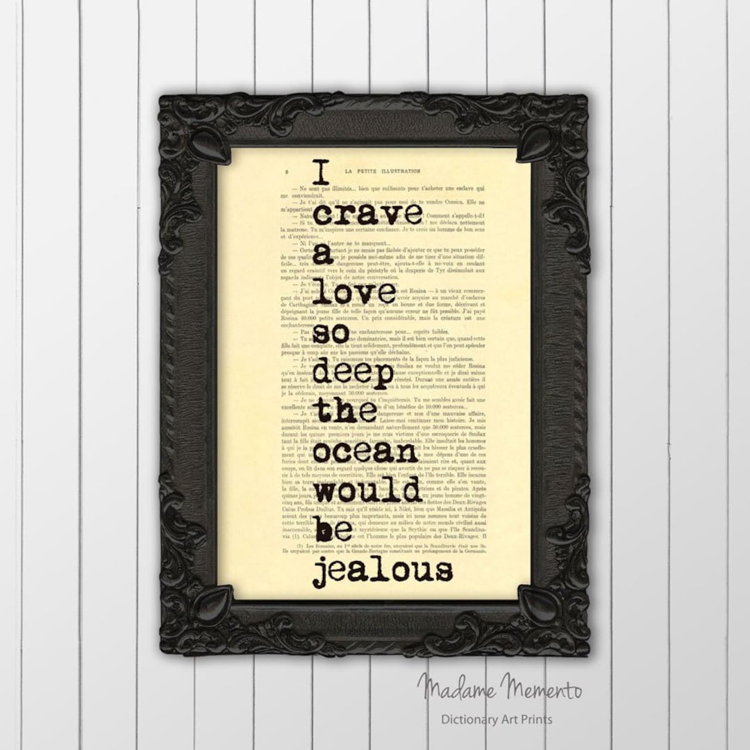 Love Quote Dictionary Art Love Quote Book Page - Etsy