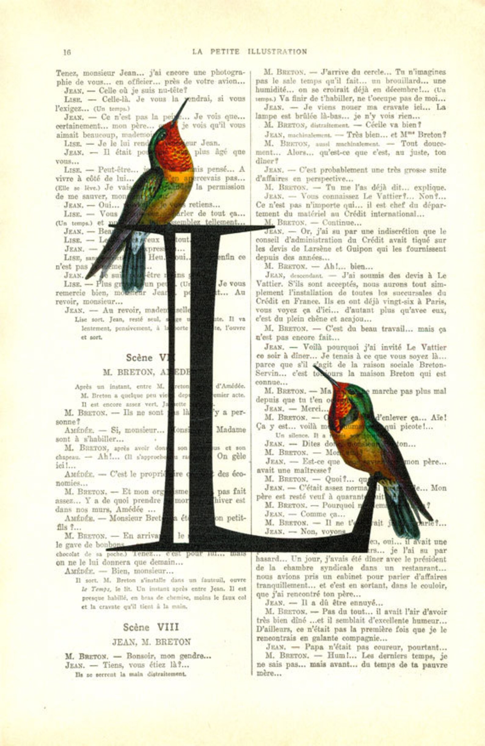 Personalized Letter Art Wall Decor Prints Custom Vintage - Etsy