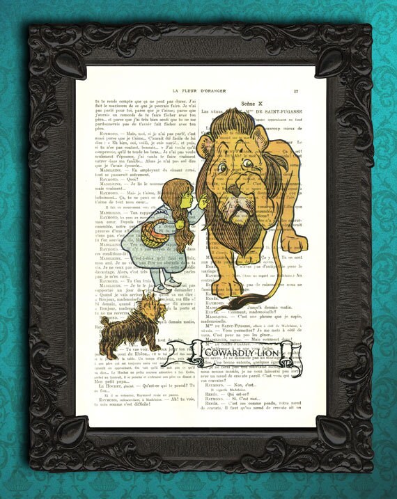 Wizard Of Oz Cowardly Lion Drawing