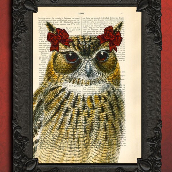 Bird Dictionary Art - Etsy